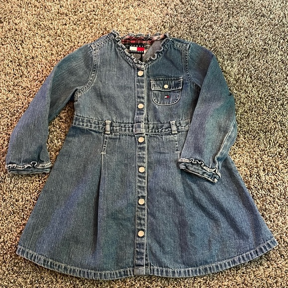 Tommy Hilfiger | Dresses | Little Girl Tommy Hilfiger Jean Dress So ...